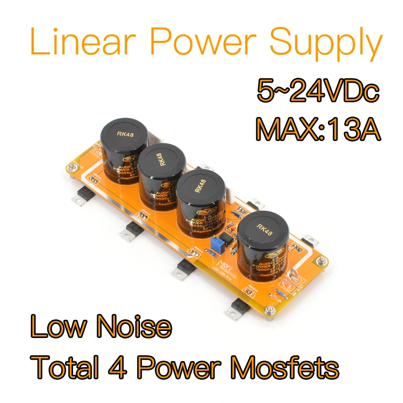 MOFI-LDO-10A Mosfet Linear Power Supply (SingleRail)5-24VDC MAX13A DIY ...