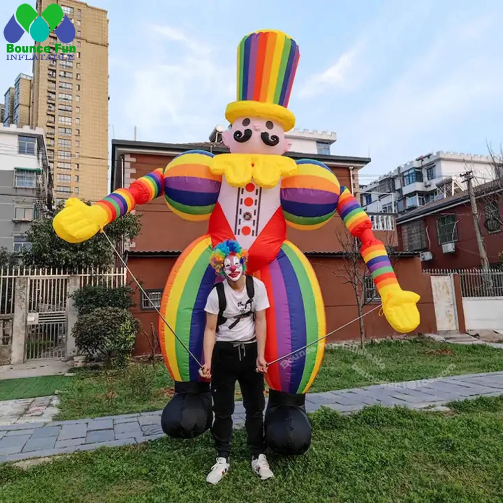 3-5m-Large-Inflatable-Clown-Costume-Adults-Walking-Joker-Cartoon-Puppet ...