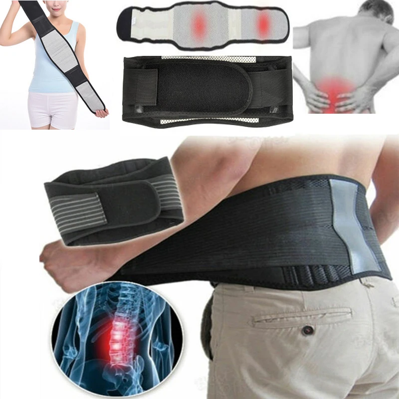 Adjustable Waist Belt Tourmaline Self Heating Magnetic Therapy Waist ...