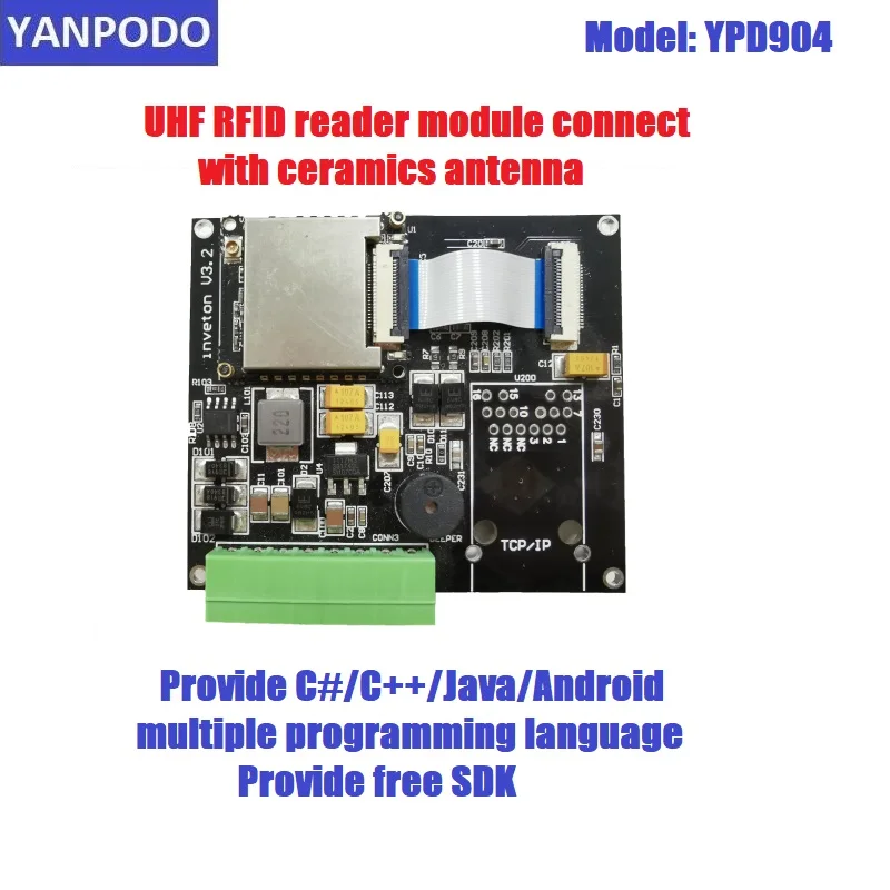 Yanpodo módulo Lector multiinterfaz USB RS232 WG TCP IP 5cm 15m 860 ...