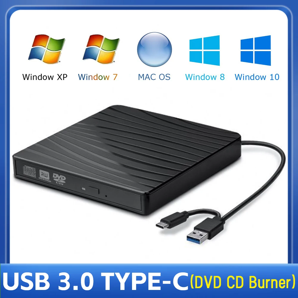 Unidad-de-DVD-USB-3-0-tipo-C-carcasa-de-unidades-pticas-externas ...