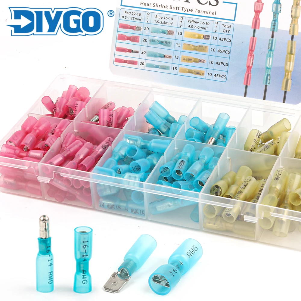 Insulation-Spade-Bullet-Splice-Crimp-Terminals-Kit-Outdoor-Waterproof ...