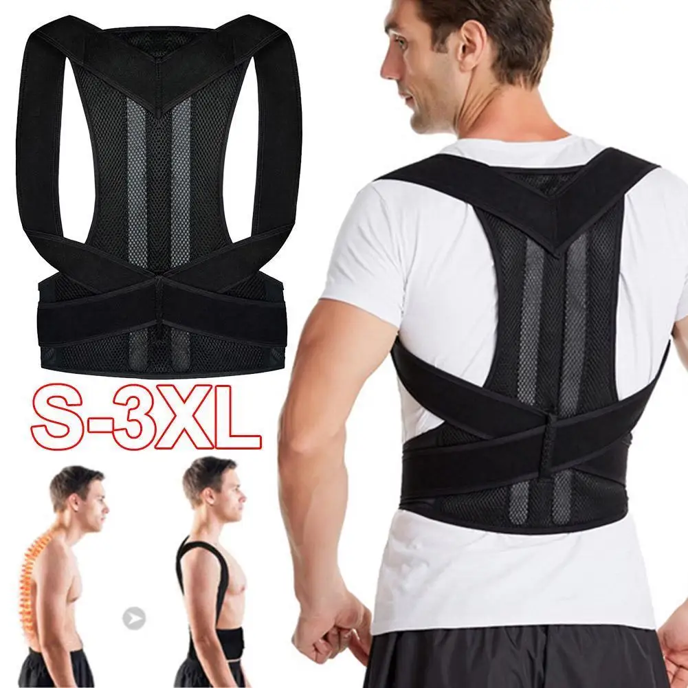 Reinforced-Belt-Lumbar-Column-Posture-Corrector-Vest-Adjustable-Back ...