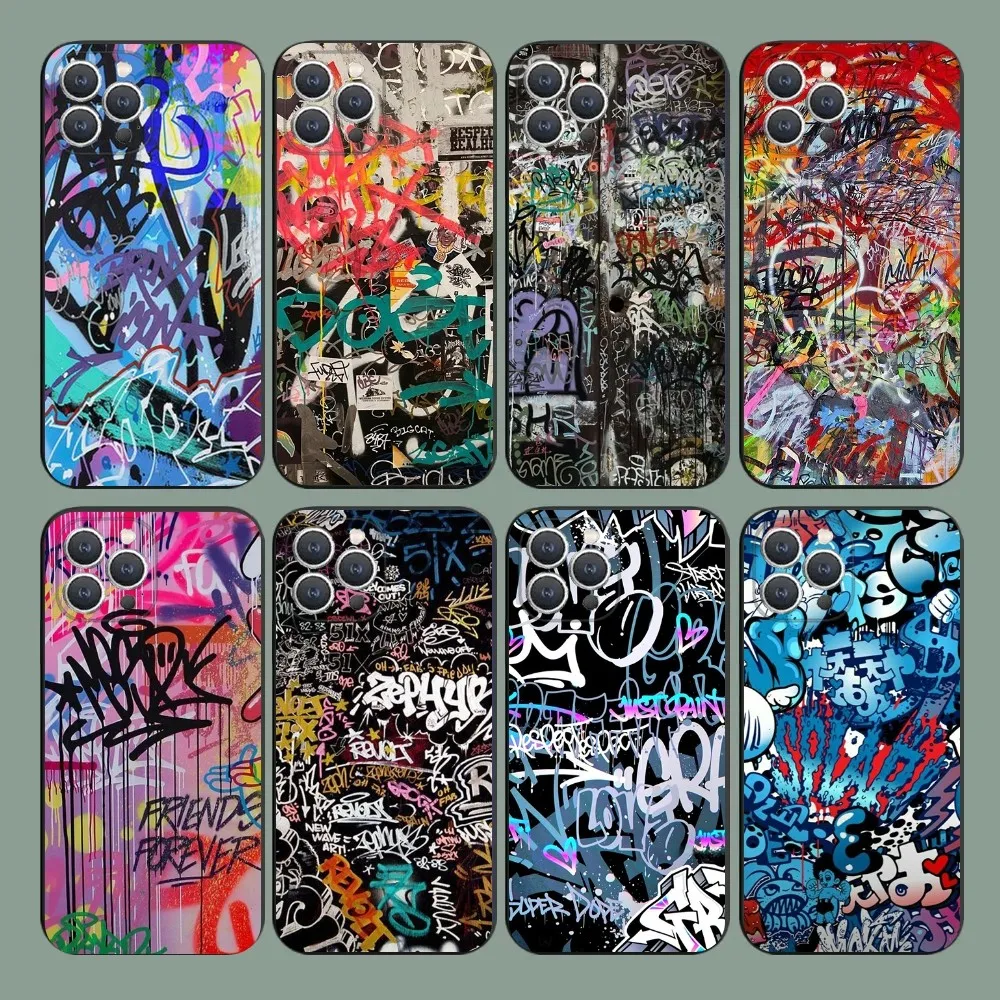 Graffiti Art Cool Thing Phone Case For iPhone 15,14,13,12,11,Plus,Pro ...