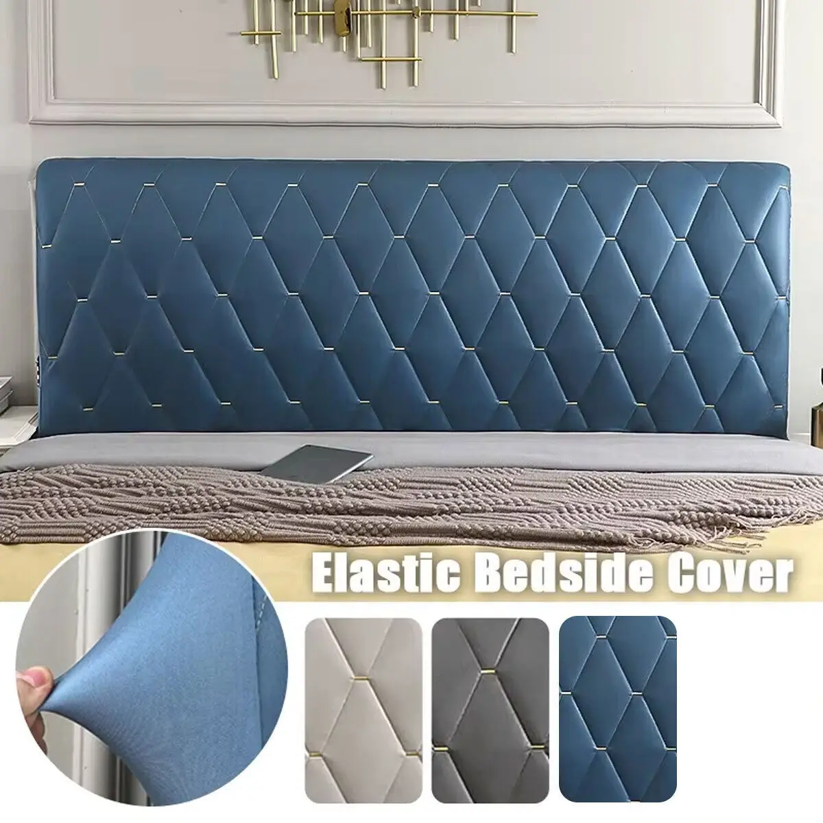 Headboard Cover Bed Head Slipcover Protector Stretch Elastic NEW – AB ...