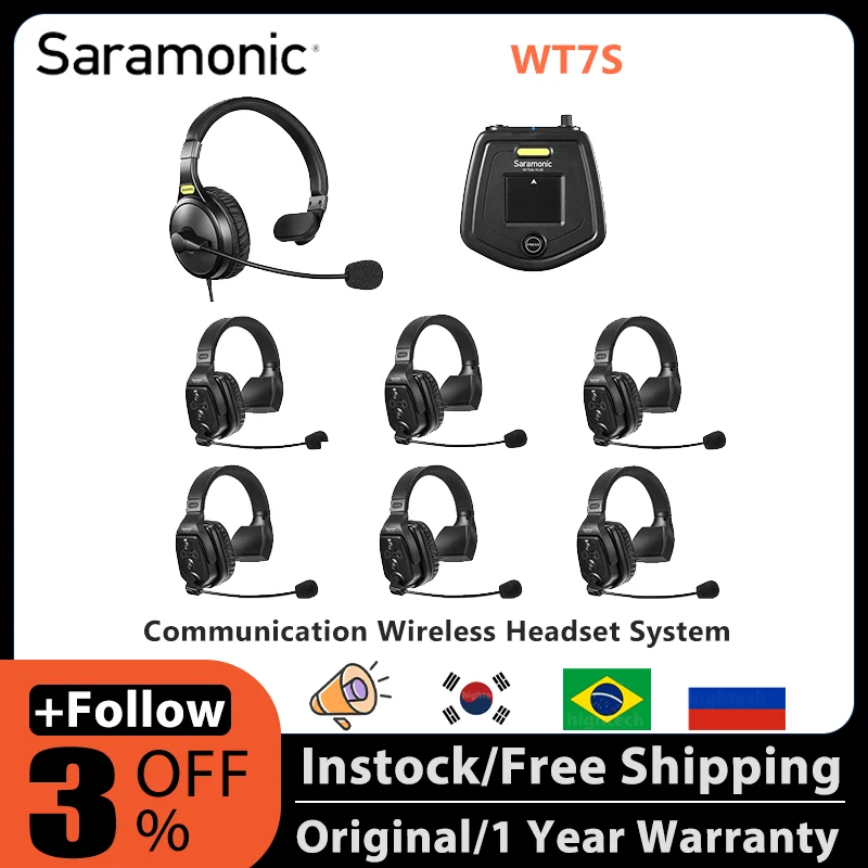 Saramonic-Witalk-WT7S-Full-Duplex-Wireless-Intercom-Headset-System ...