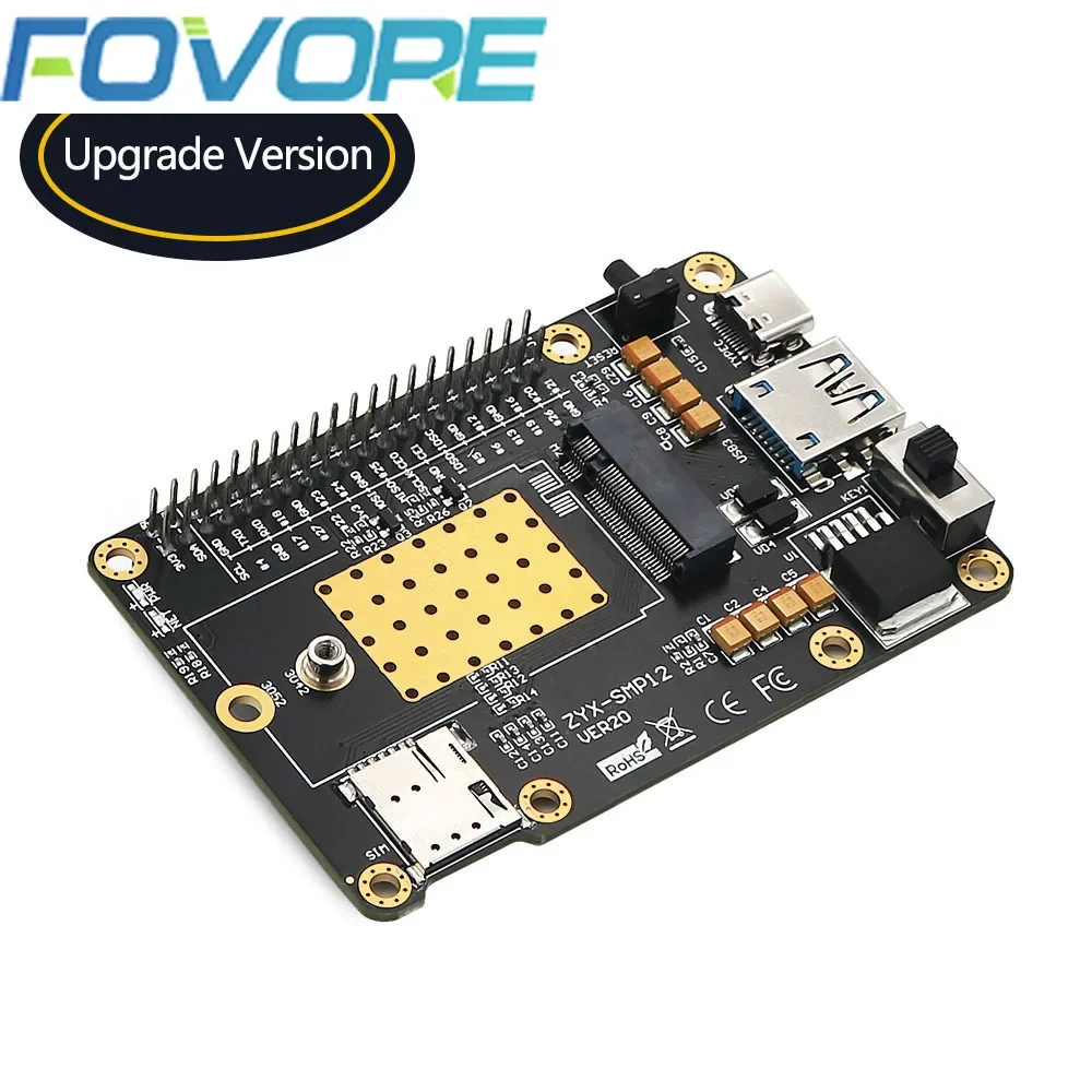 NEW 4G&5G Base HAT for RM500Q SIM8200 GM800 Module and Raspberry ...