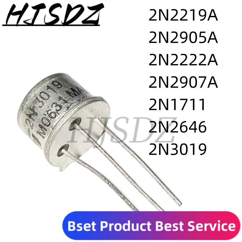 10-unidades-2N2219A-2N2219-2N2222A-2N2907A-2N2905A-2N1711-2N2646-2N3019 ...