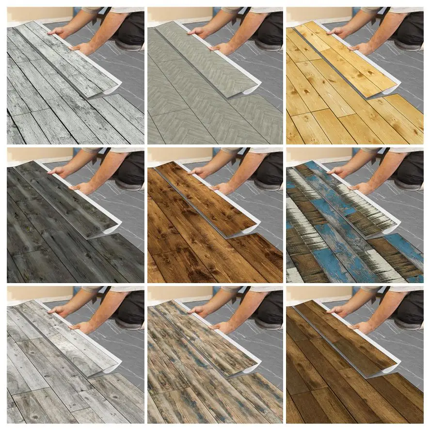 15x90cm-Wood-Grain-Floor-Sticker-0-72mm-Thick-Self-Adhesive-PVC ...