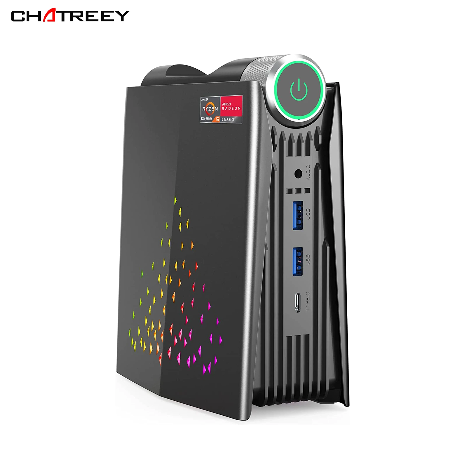 Chatrey amr5 mini pc amd ryzen 5 5600u r9 5900hx gaming desktop ...