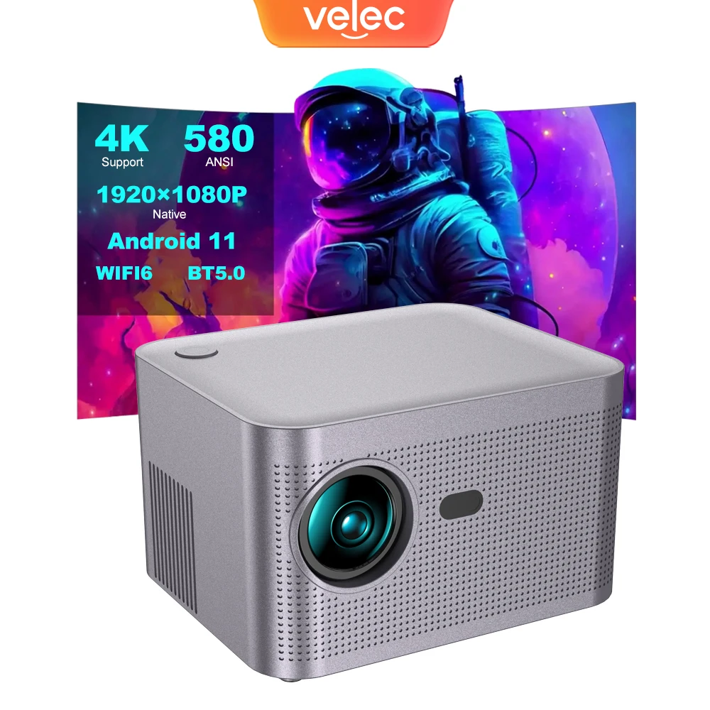 Smart-Projector-HY350-4K-580ANSI-Wifi6-0-BT5-0-1080P-Android-11 ...