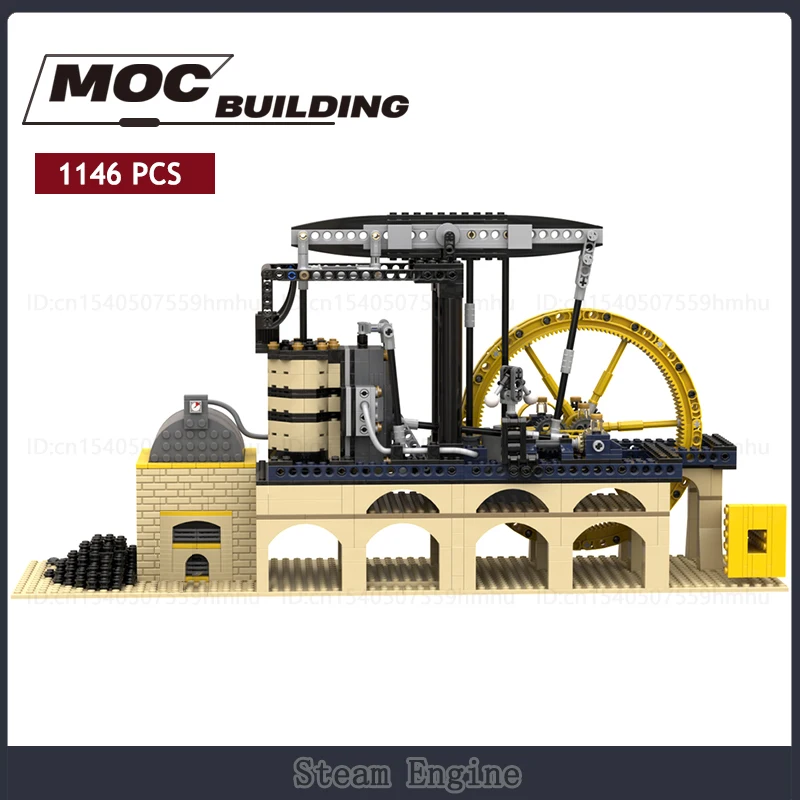 MOC-Building-Blocks-GBC-Module-Steam-Engine-Model-DIY-Assembly ...