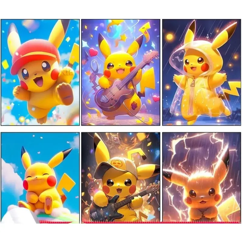 Pikachu-Poster-Modern-Cartoon-Picture-Living-Room-Children-s-Home-Wall ...