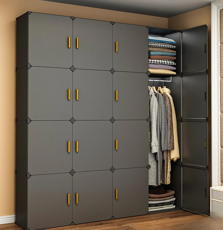 Wardrobe-Modern-Large-capacity-Dormitory-Assembly-Wardrobe-Durable ...
