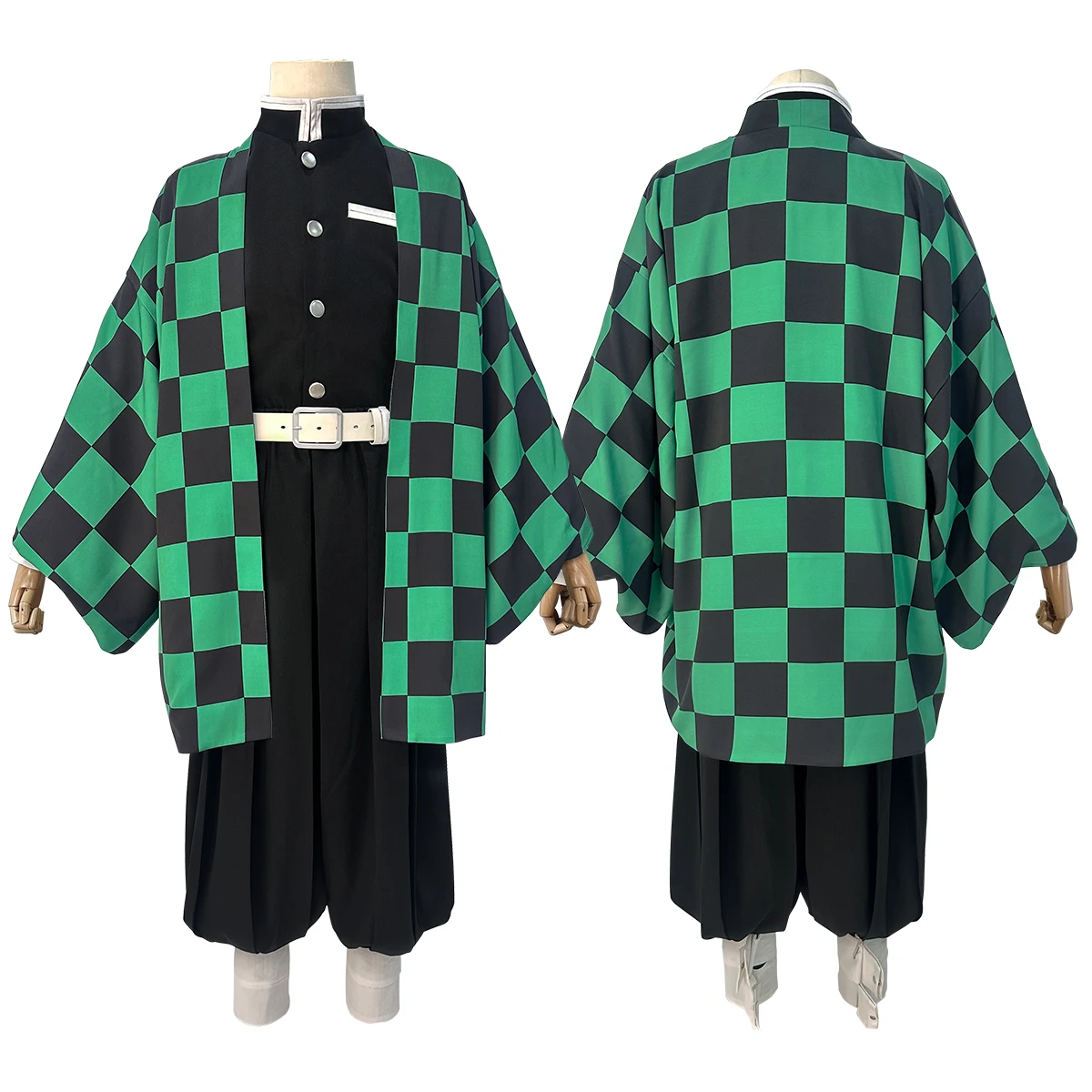 HOLOUN-Anime-Kamado-Tanjirou-Cosplay-Costume-Wig-Haori-Embroidery-Top ...