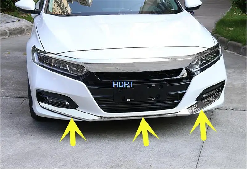 ABS-chrome-Front-Bumper-Panel-Molding-Garnish-Cover-Trim-strip-For ...