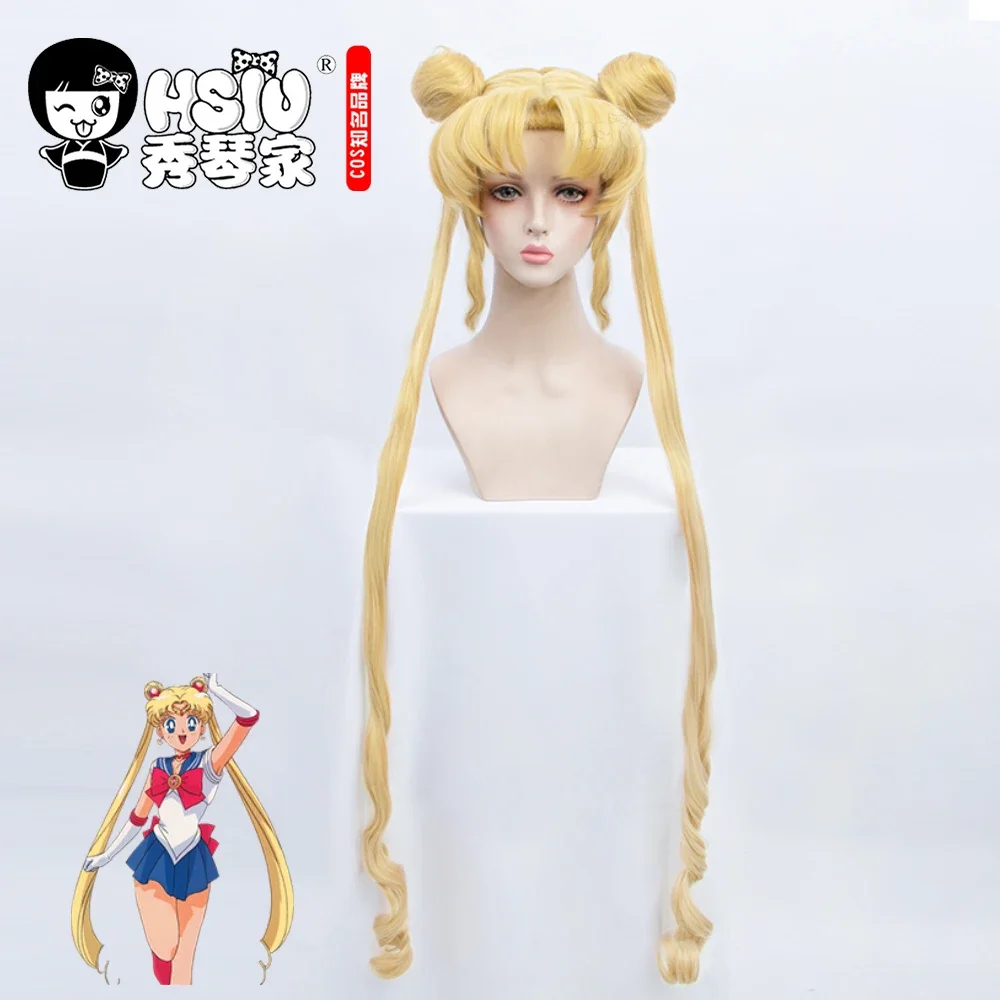 Tsukino-Usagi-cosplay-wig-Blonde-Double-Ponytail-Long-Curly-Give-away ...