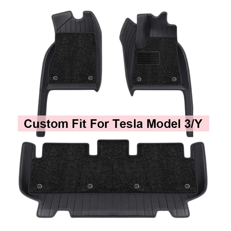 For-Tesla-Model-3-Custom-Fit-Car-Accessories-Floor-Mat-Interior-ECO ...