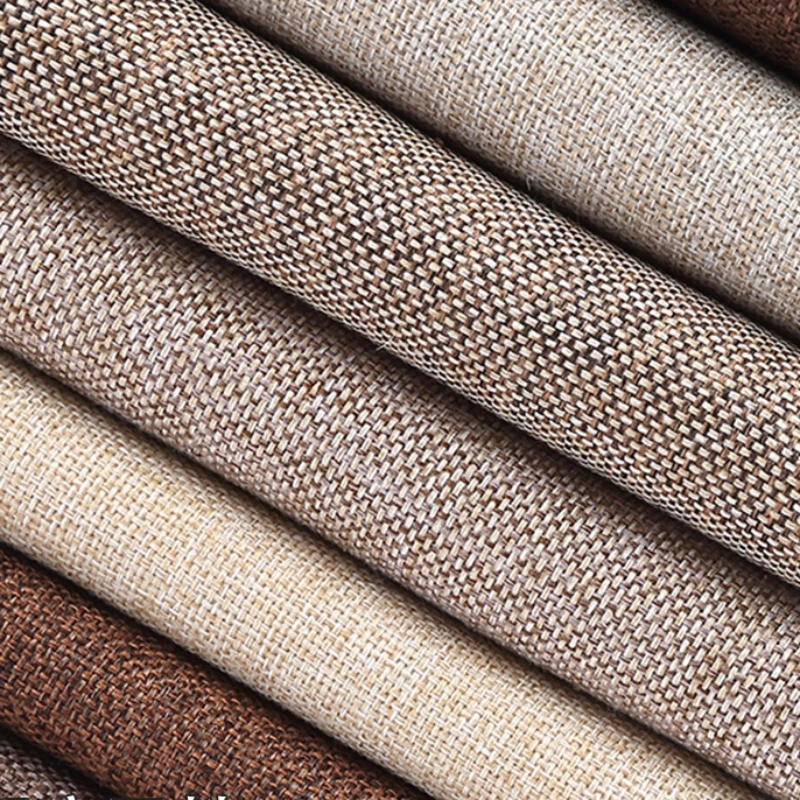 Wholesale-of-pure-color-coarse-linen-handbag-fabric-polyester-pillow ...