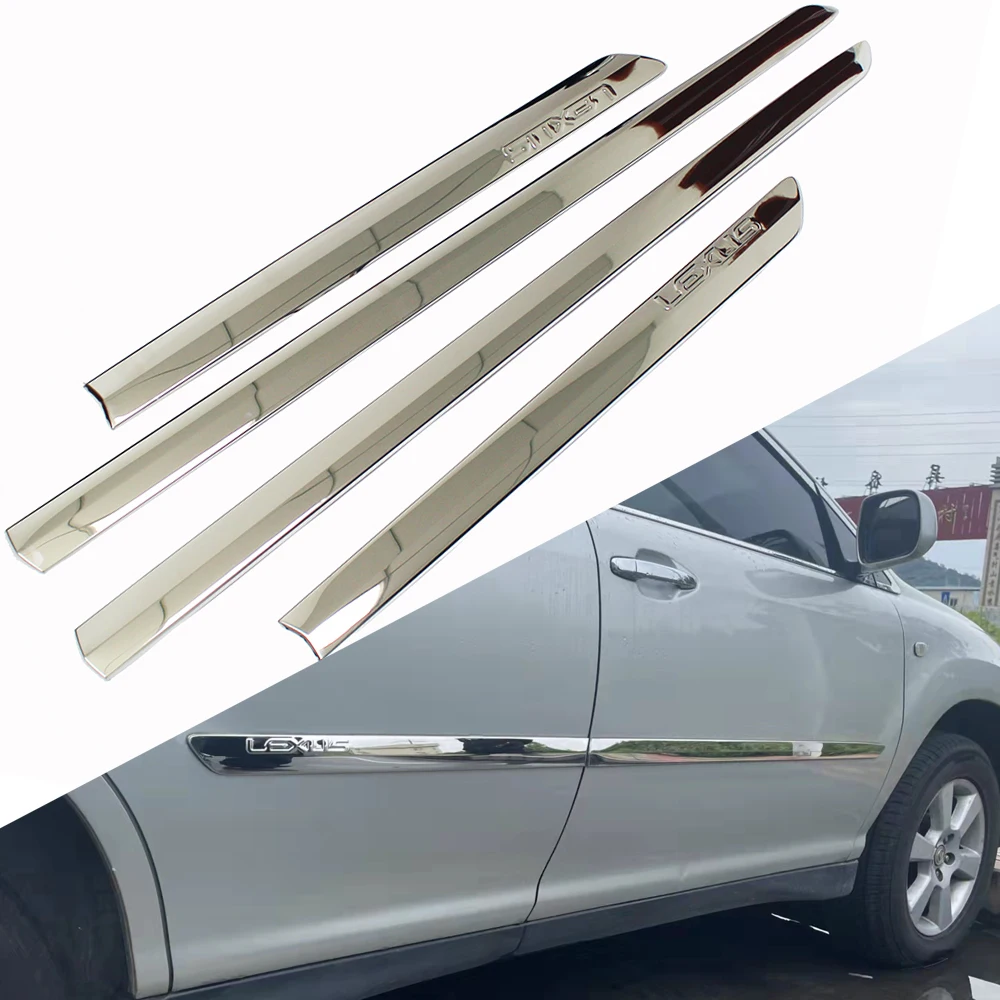 2004-2009-For-Lexus-RX330-RX350-RX400H-Stainless-Steel-Car-Body-Scuff ...