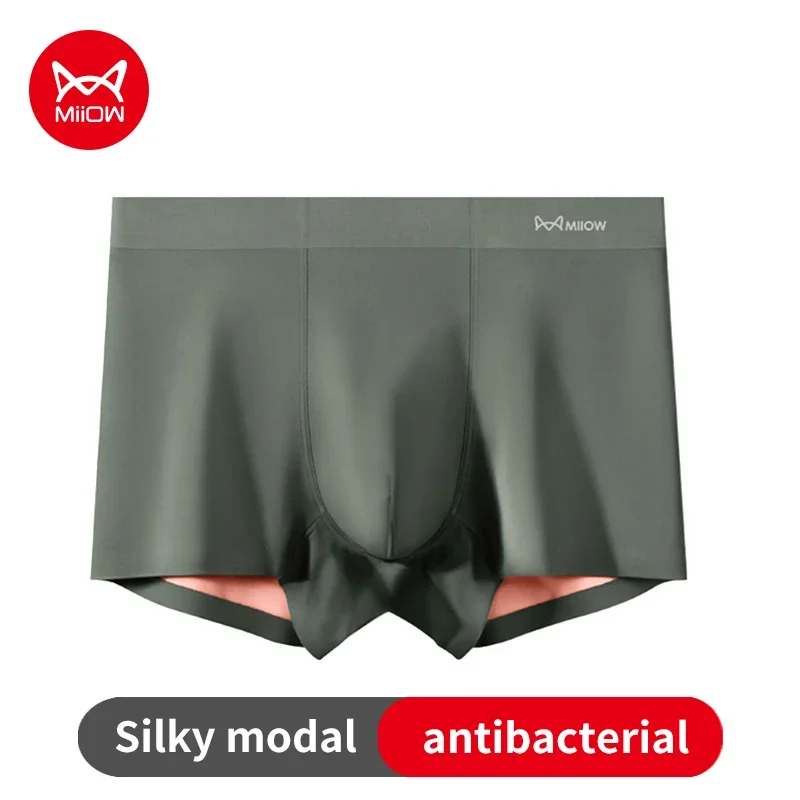 MiiOW-ropa-interior-suave-para-hombre-B-xer-Modal-sedoso-de-morera-antibacteriano-entrepierna ...