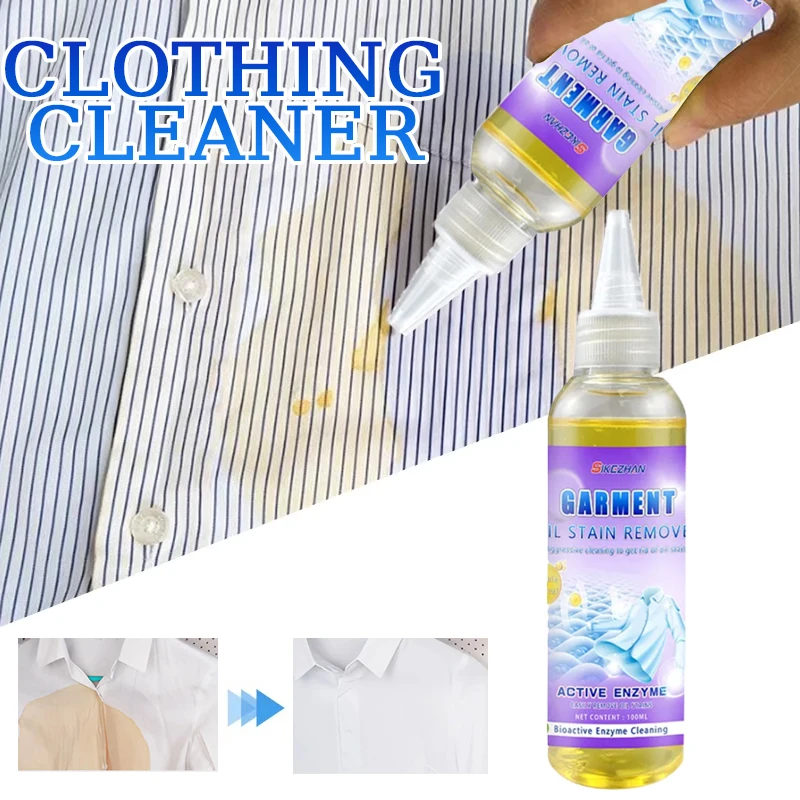 Powerful Stain Remover for Clothes，Instant Removal of Oil, Grease ...