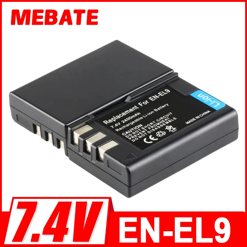 1PCS 2400mah EN-EL9 EN-EL9a Camera battery for Nikon D40 D40X D60 D3000 ...