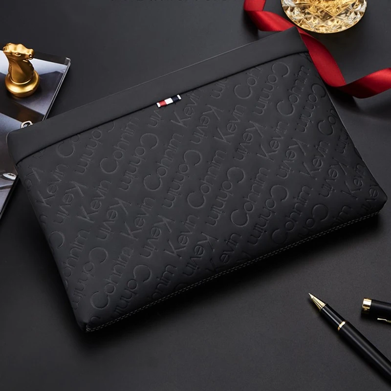 Men-s-handbag-leather-hand-zipper-men-s-bag-casual-business-hand-held ...