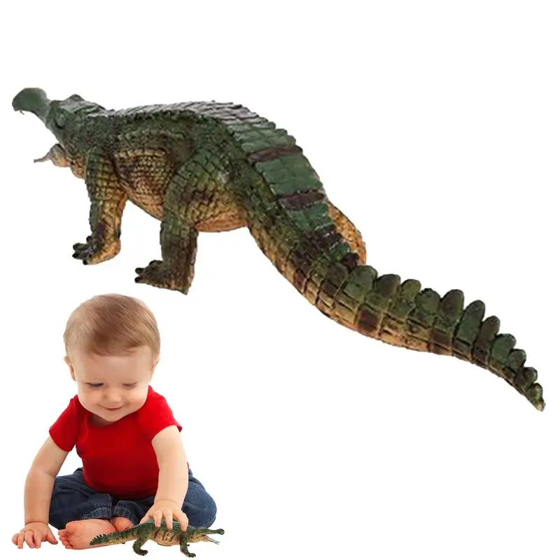 Alligator Toy Realistic Crocodile Figures Realistic Alligator Figurines ...