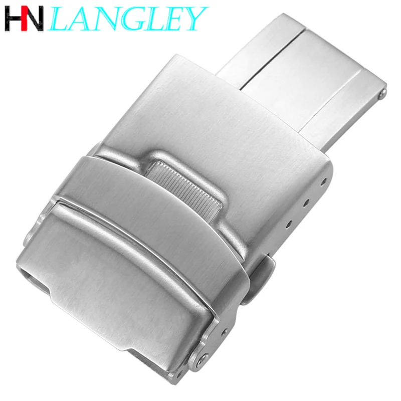 Stainless Steel Watch Band Buckle Diving Style 18mm 20mm 22mm 24mm ...