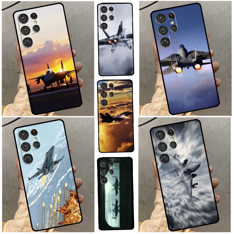 F14 Tomcat Fighter Case For Samsung Galaxy S22 S23 Ultra S21 S20 FE S9 ...