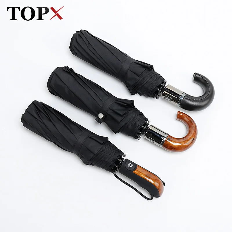 Classic English Style Umbrella Men Automatic 10ribs Strong ...