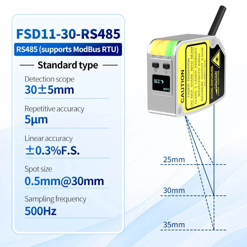 FSD11-30-RS485-High-accuracy-0-01mm-Measuring-thickness-flatness-range ...