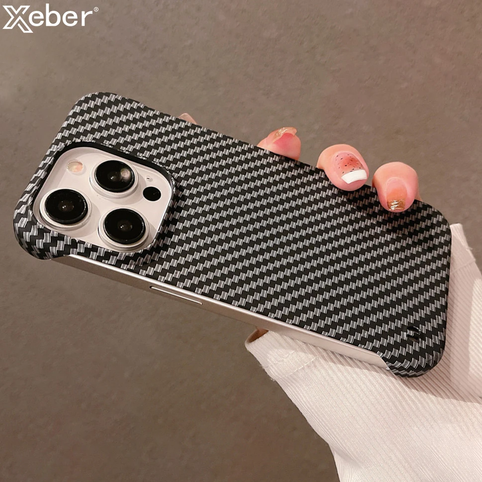 Ultra-Thin-Carbon-Fibre-Pattern-Frameless-Phone-Case-For-iPhone-15-11 ...