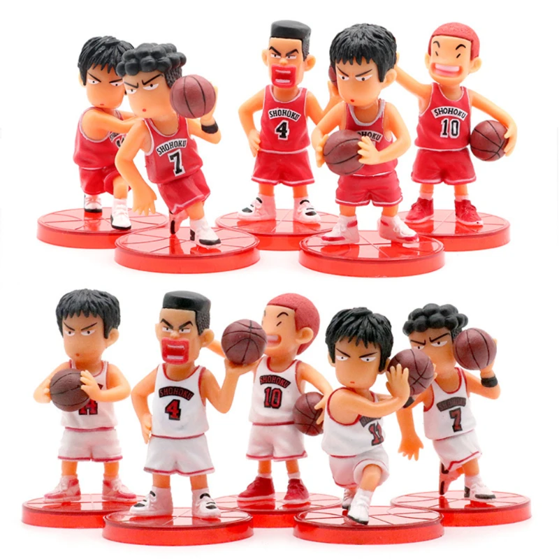 5pcs-SLAM-DUNK-Anime-Figure-Sakuragi-Hanamichi-Rukawa-Kaede-Akagi ...