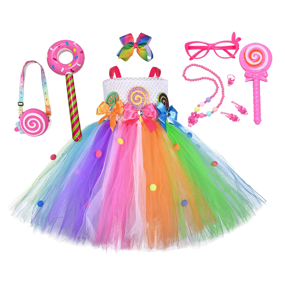 Rainbow-Candy-Princess-Dress-Baby-Girls-Ball-Gown-Lollipop-Costume ...