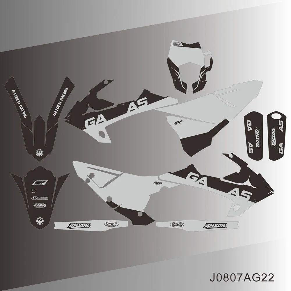 For Gas Gas GASGAS EC 200 250 300 2018 2019 2020 Graphics Decals ...