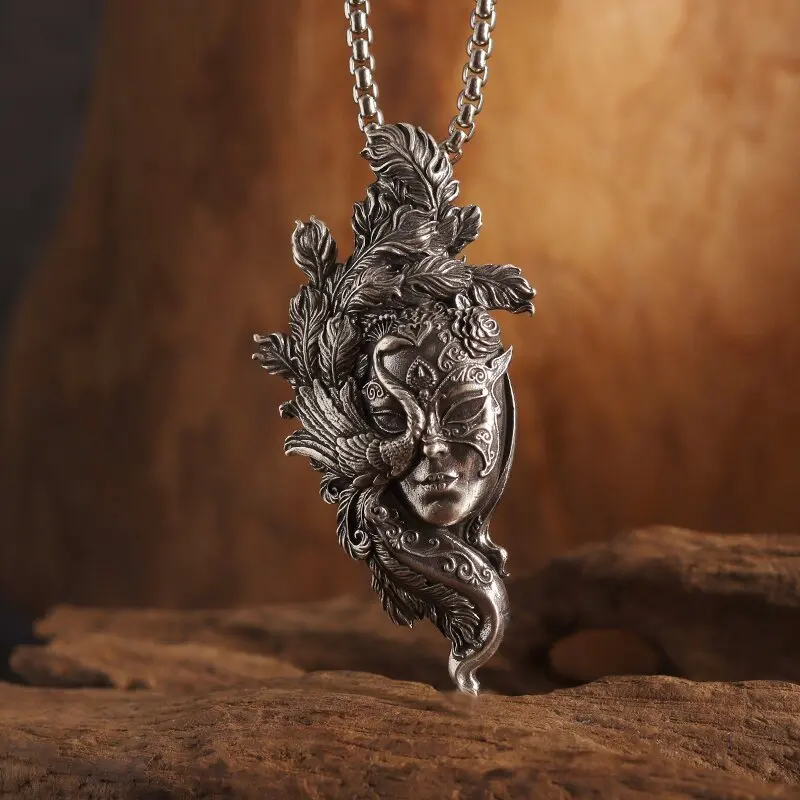 Retro-Opera-Phoenix-Butterfly-Pattern-of-The-Make-Up-Pendant-Devil-Mask ...