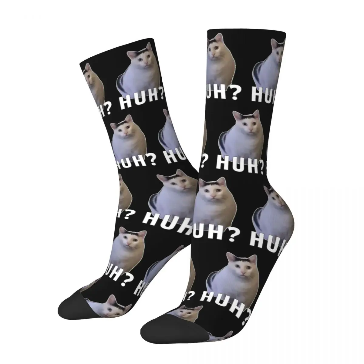 Huh-Cat-Memory-Socks-para-homens-e-mulheres-acess-rios-para-todas-as ...