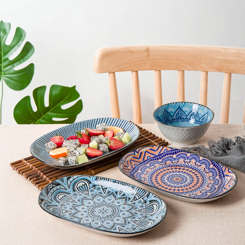Oval Dinnerware Plates