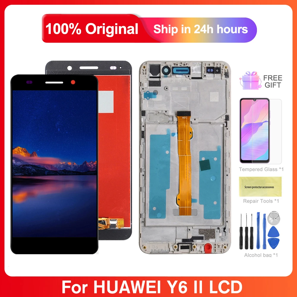 5.5'' Screen For Huawei Y6 Ii Cam-l23 L03 L21 Al00tl00 Lcd Display ...