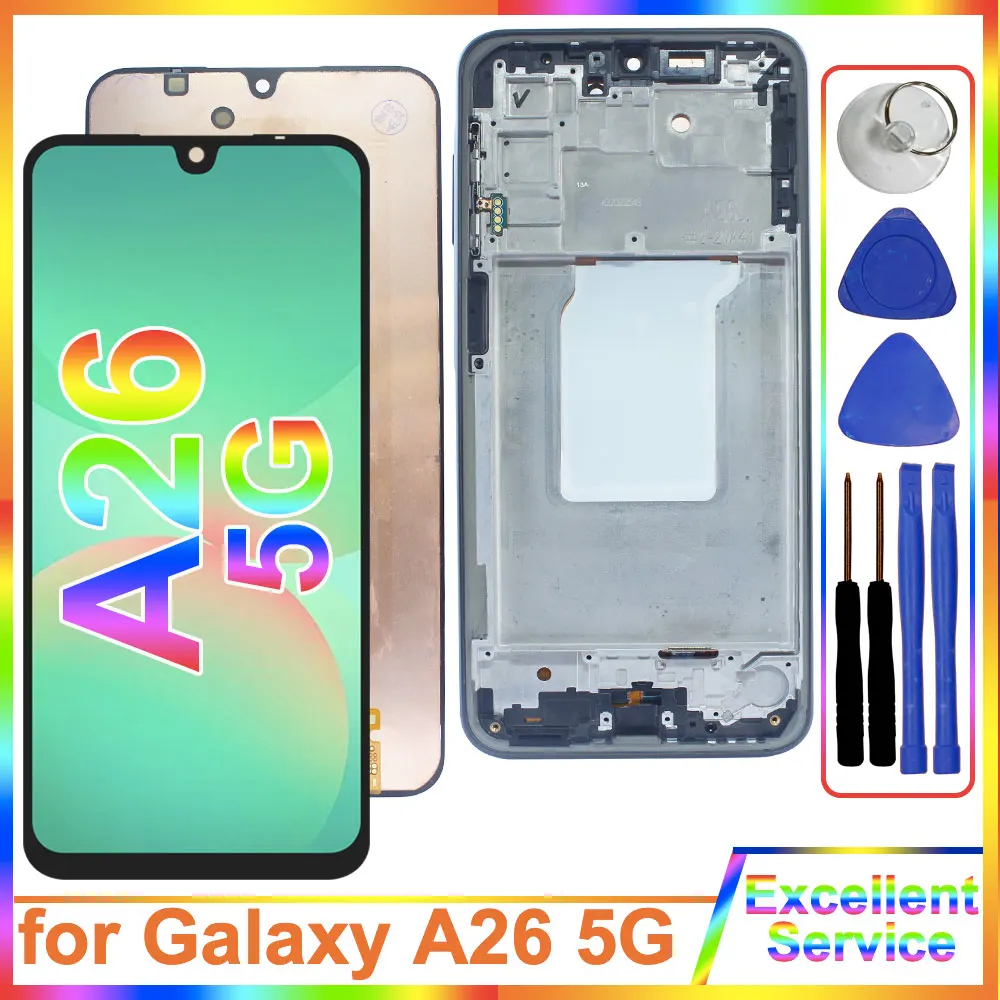 AMOLED LCD for Samsung Galaxy A26 5G A266B LCD Display Touch Screen ...