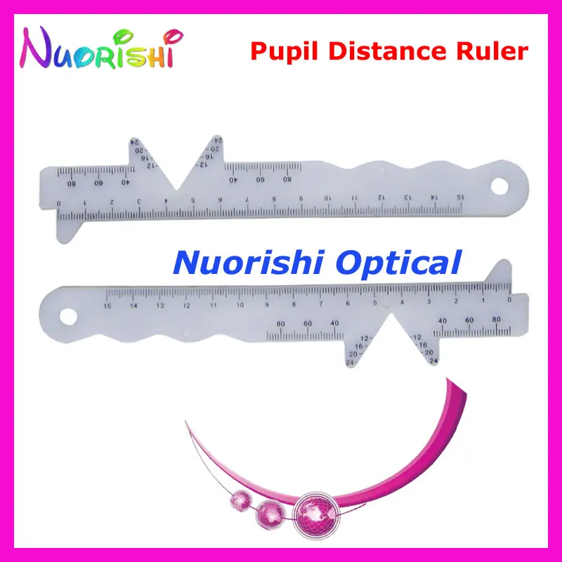 10pcs Optometry Plastic PD Ruler Pupil Testing Ruler Meter Measurer ...