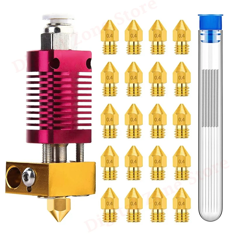 3D-Printer-Extruder-Hotend-Kit-with-20Pcs-0-4mm-MK8-Nozzles-Cleanning ...
