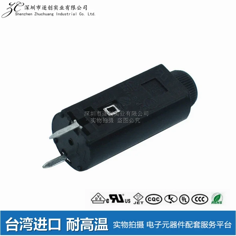 PTF-45 5*20 porta-fusível soquete 10A 250V 5x20 vertical PCB furo de ...