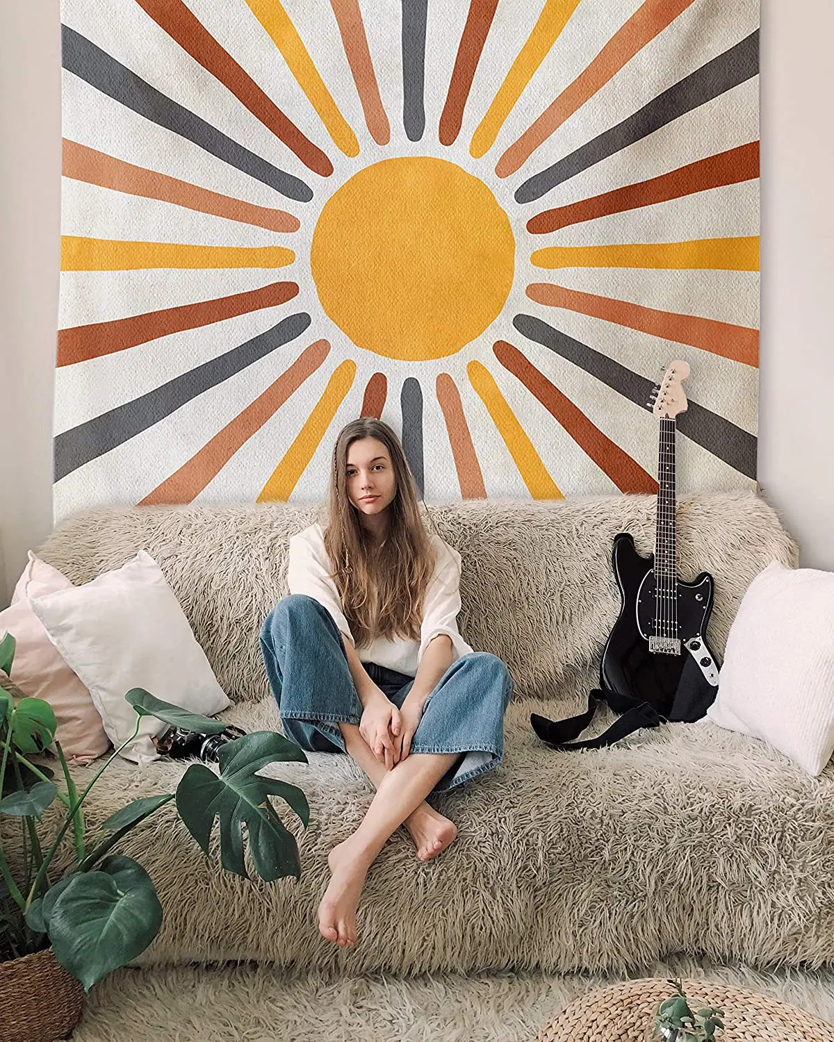 Sun Tapestry Background