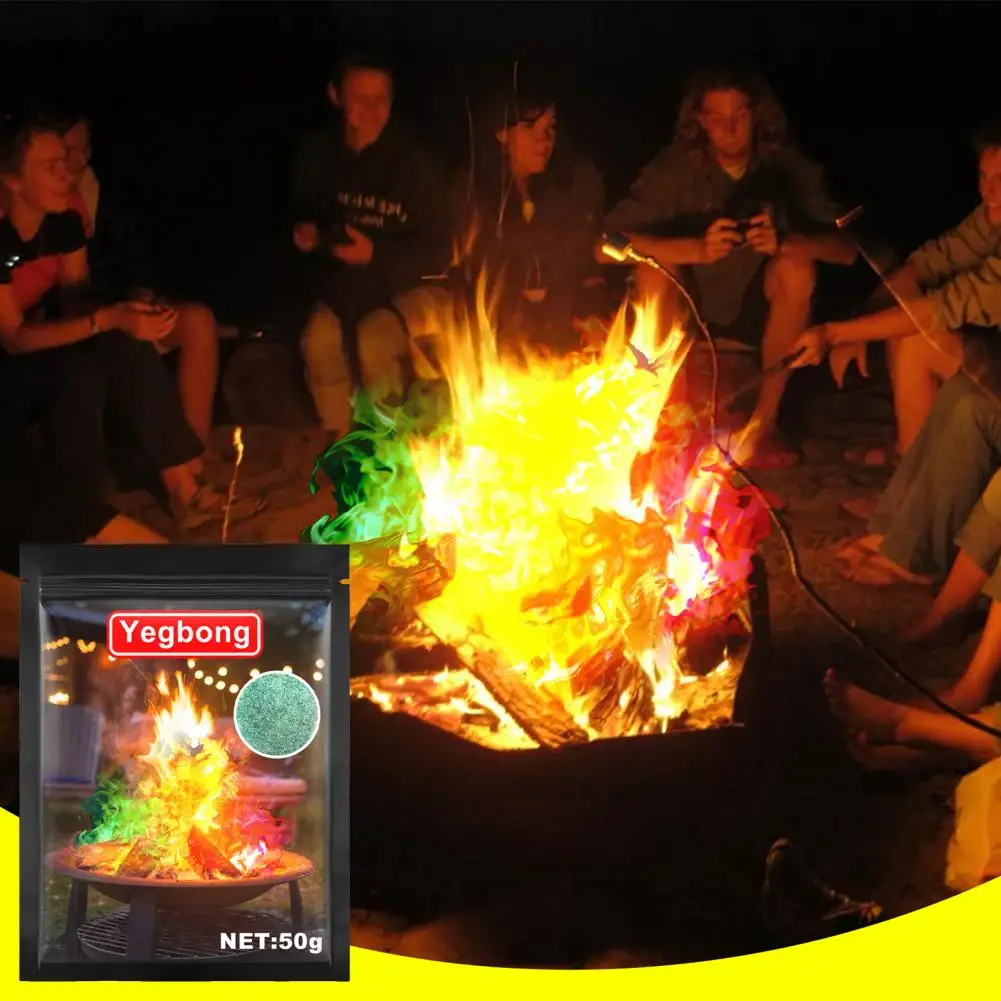 50g-Magic-Fire-Colorful-Flames-Powder-Camping-Picnic-Campfire-Powder ...
