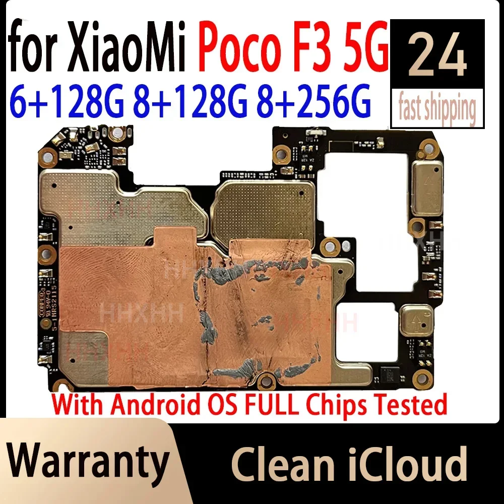 Unlocked Main Mobile Board Mainboard For Xiaomi POCO F3 5G SmartPhone ...