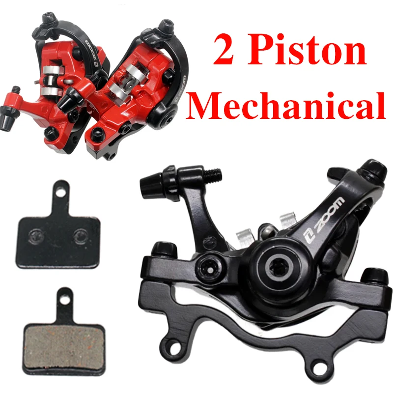 ZOOM Mechanical 2 Piston Brake Caliper Disc Brake Caliper Double Brake ...