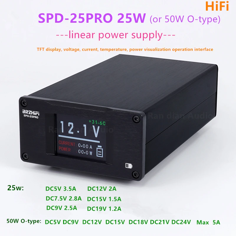 25W/50W SPD-25PRO Flagship Low-noise DC Linear Stabilized Power Supply ...